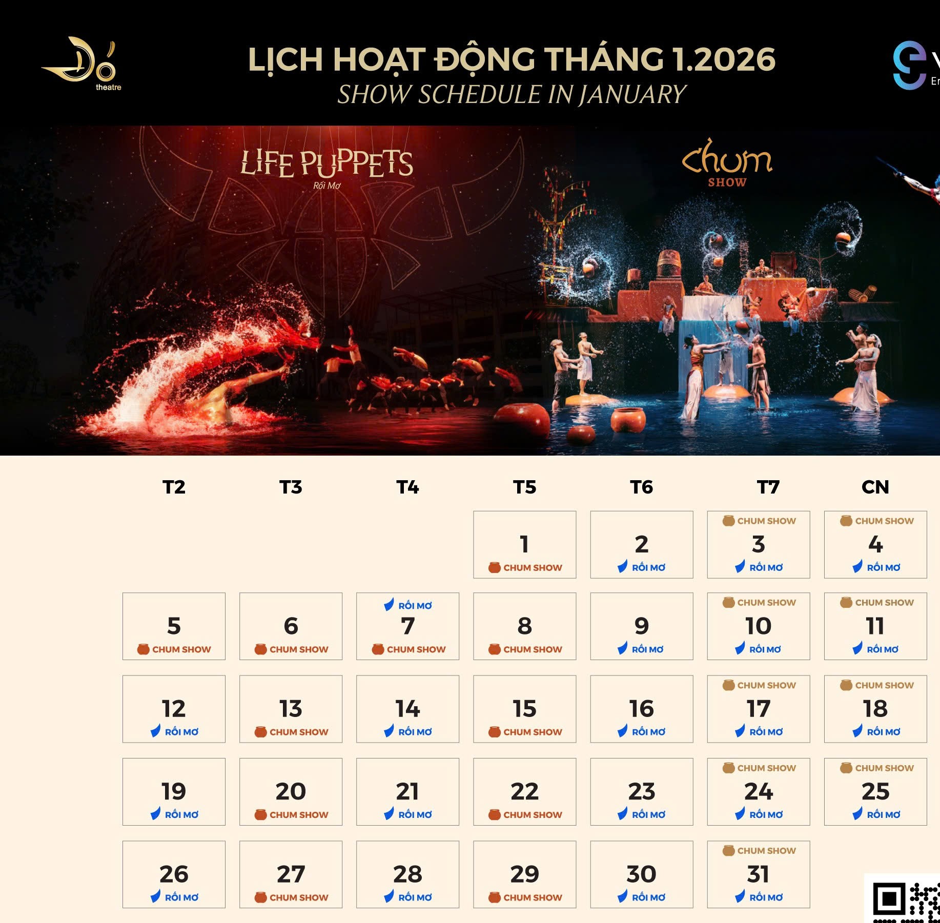 Lịch biểu diễn Rối Mơ (Life puppets) - Nhà hát Đó (Đó theatre) - Book ...
